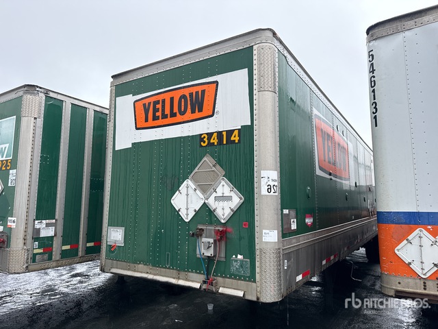 2008 Wabash 45 ft x 96 in T/A Turntable Van Trailer | Ritchie Bros ...