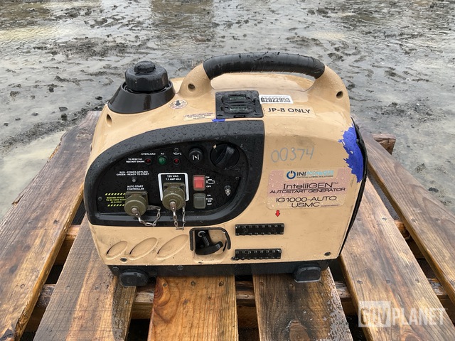 Surplus 2105 INI Power Systems IG1000-ICMF Portable Generator Set in ...