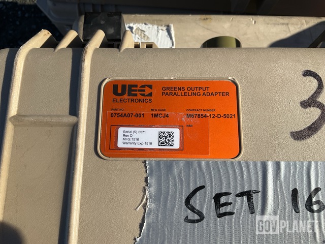 Surplus UEC Electronics Ground Renewable Expeditionary Energy Network ...