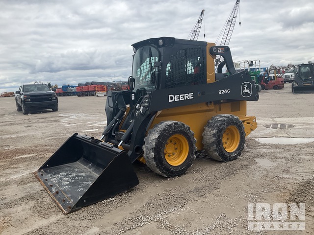 2021 John Deere 324G Skid Steer Loader in Morris, Illinois, United ...