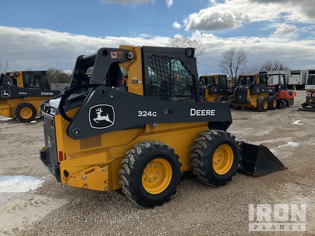 2021 John Deere 324G Skid Steer Loader, Morris, Illinois, Estados ...