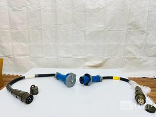 (2) 60 AMP Military Male to Female Hubbell Connector Adapters in ...