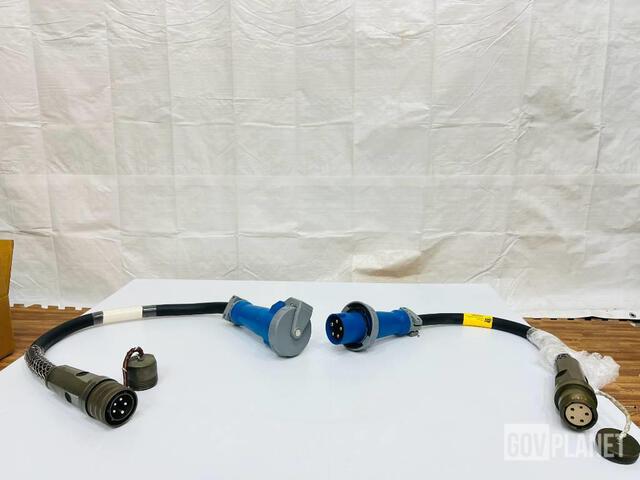 Surplus (2) 60 AMP Military to Hubbell Connector Adapters in ...