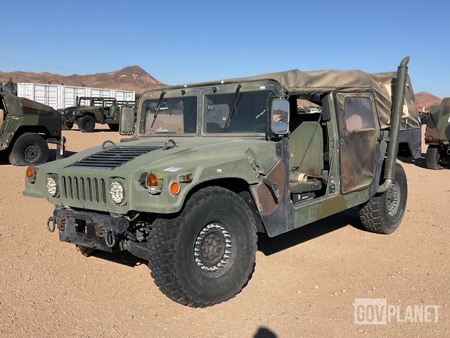Surplus 2004 AM General M1035A2 HMMWV 4 Door Soft Top w/Truck Body in ...
