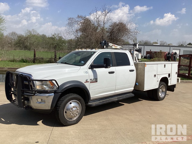 2014 Ram 4500 SLT 4x4 Crew Cab Service Truck in Tomball, Texas, United ...