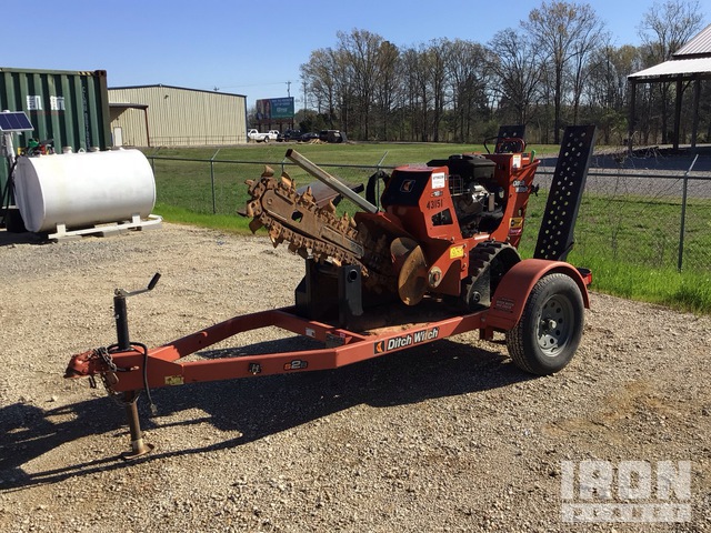 2019 Ditch Witch C16X Walk-Behind Tracked Trencher w/2018 S2B Trailer ...