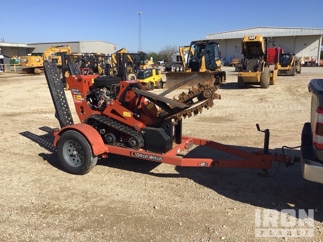 2019 Ditch Witch C16X Walk-Behind Tracked Trencher w/2018 S2B Trailer ...