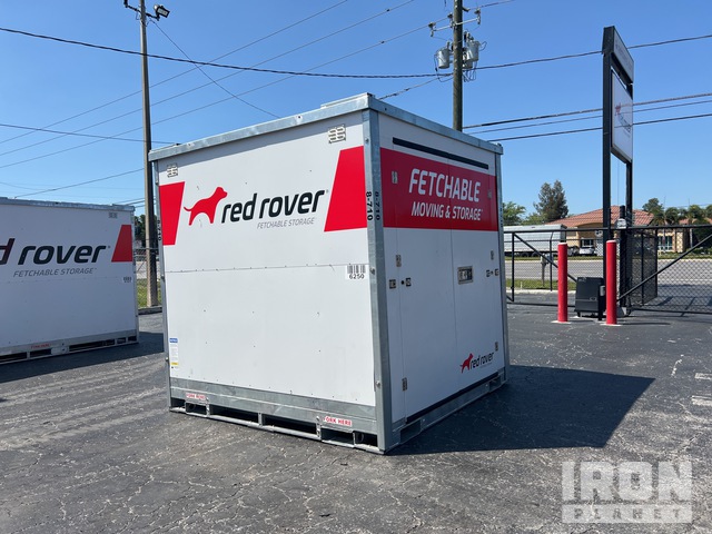 Quantity of (4) Boxwell 8 ft x 8 ft x 8 ft Portable / Collapsable Steel ...