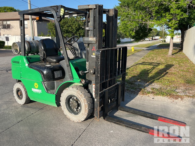 2014 (unverified) Mitsubishi FG25N 4600 lb Pneumatic Tire Forklift in ...