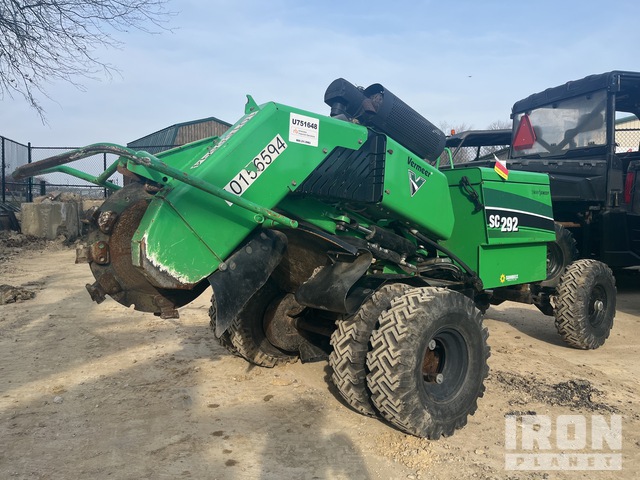 2019 Vermeer SC292 Walk-Behind Stump Grinder w/2019 Vermeer TLR33 ...