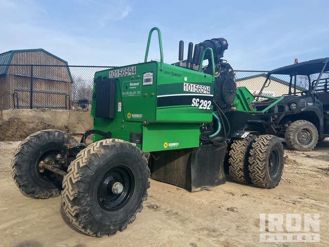 2019 Vermeer SC292 Walk-Behind Stump Grinder w/2019 Vermeer TLR33 ...