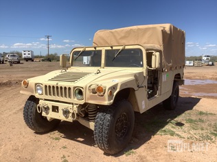 Surplus 1997 AM General M1097A2 HMMWV 2 Door Soft Top w/Truck Body in ...