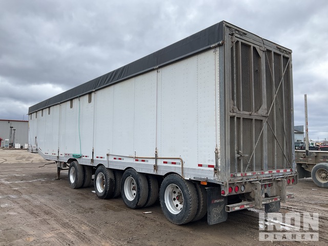 2019 Manac 53 ft x 96 in Quad/A Open-Top Chip Trailer in Plaster Rock ...