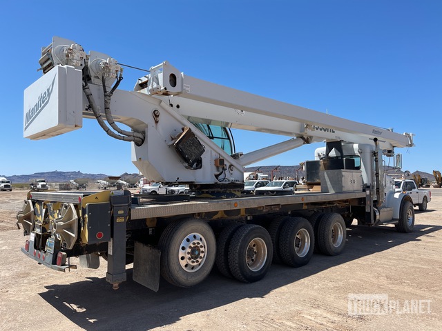 2013 Manitex 50155SHL 100000 lb Articulated Boom on 2014 Peterbilt 365 ...