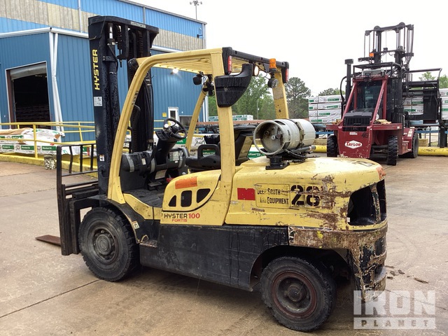 2008 Hyster H100FT 9400 lb Pneumatic Tire Forklift in Natchitoches ...