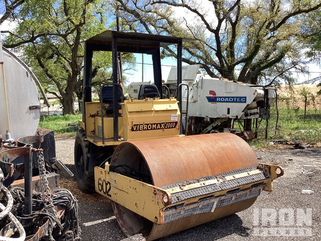 1995 JCB Vibromax2000 Smooth Drum Compactor in Beaumont, Texas, United ...