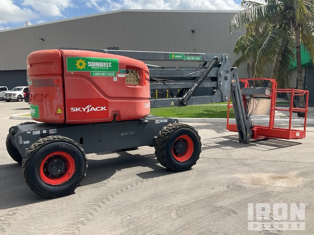 2014 Skyjack SJ46AJ 4WD Diesel Articulating Boom Lift in Medley ...