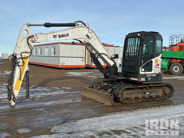 2017 Bobcat E85 Tracked Excavator in Nisku, Alberta, Canada (IronPlanet ...