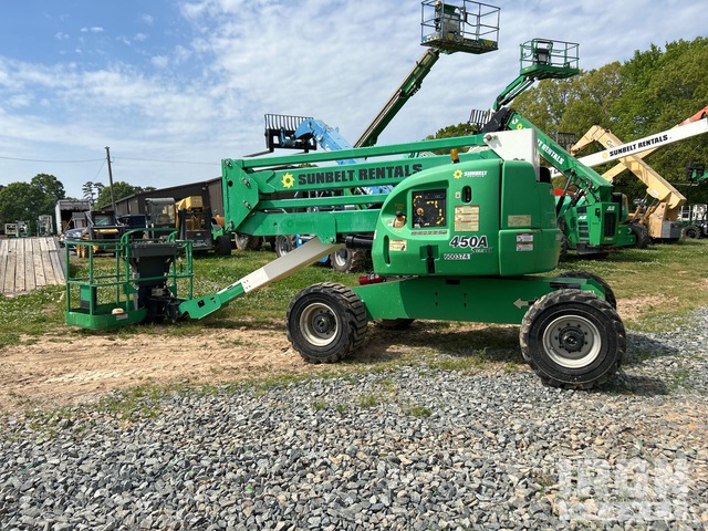 2014 JLG 450A Series II 4WD Diesel Articulating Boom Lift in Stanfield ...