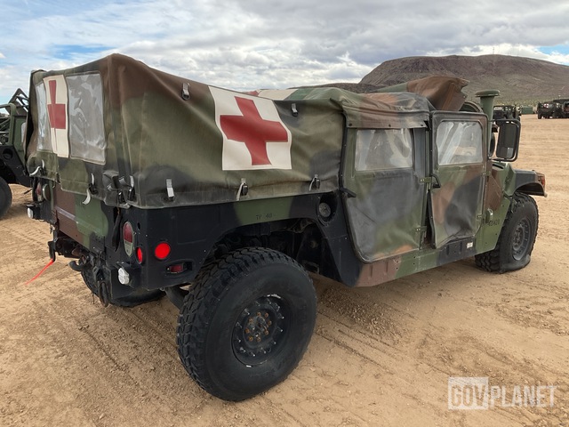 Surplus 2000 AM General M1035A2 HMMWV 4 Door Soft Top w/Truck Body in ...