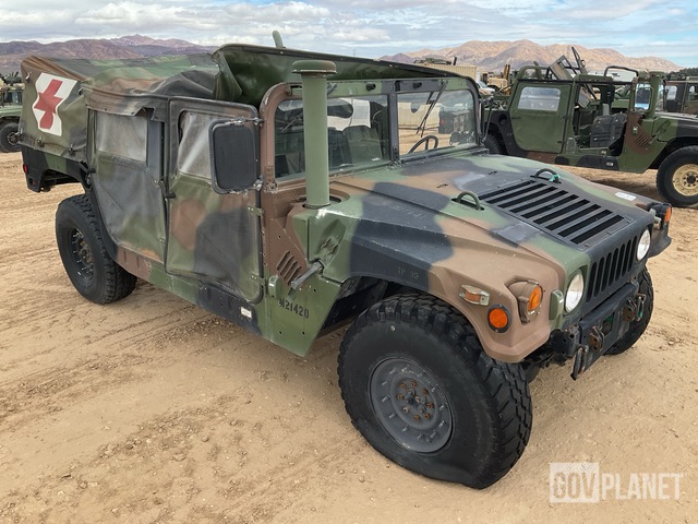 Surplus 2000 AM General M1035A2 HMMWV 4 Door Soft Top w/Truck Body in ...