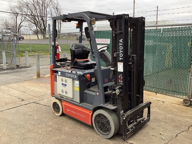 2019 Toyota 8FBCHU25 Electric Forklift in Bethlehem, Pennsylvania ...