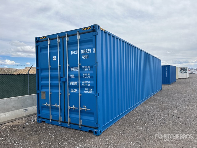 2024 Machpro MP-C40 40 ft One-Way High Cube Storage Container | Ritchie ...