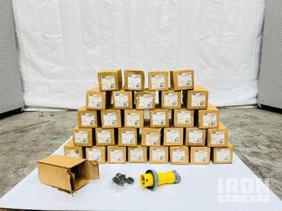 Quantity of (30) LEX 30 Amp Hubbell Pin & Sleeve Plug Adapter ...
