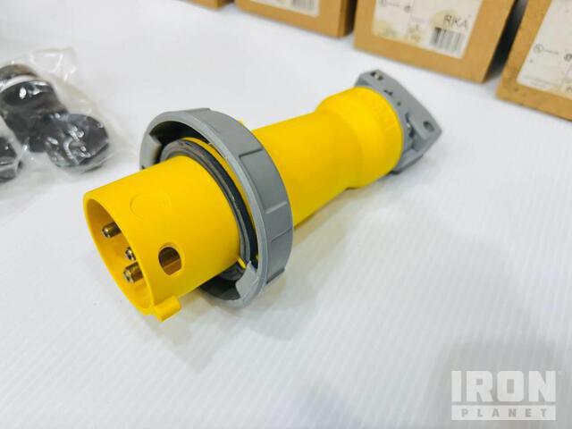 Surplus Quantity of (40) LEX 30 Amp Hubbell Pin & Sleeve Plug Adapter ...