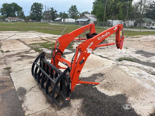 Lot of (1) Kubota LA526 Front Loader Attachment & (1) Land Pride ...