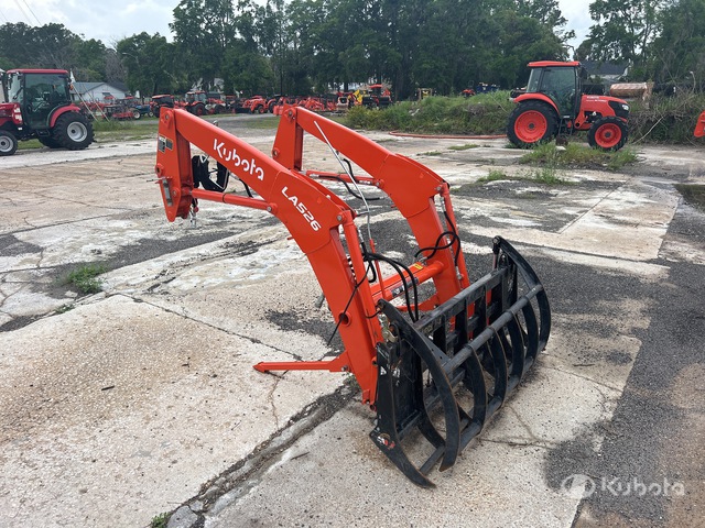 Lot of (1) Kubota LA526 Front Loader Attachment & (1) Land Pride ...