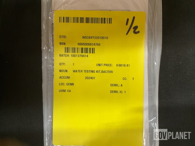 Surplus Millipore XX6310000 Bacteriological Water Testing Kit in North ...