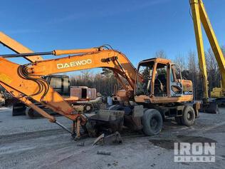 2004 Daewoo S180W-5K Highway Wheeled Excavator, South Mills, North ...