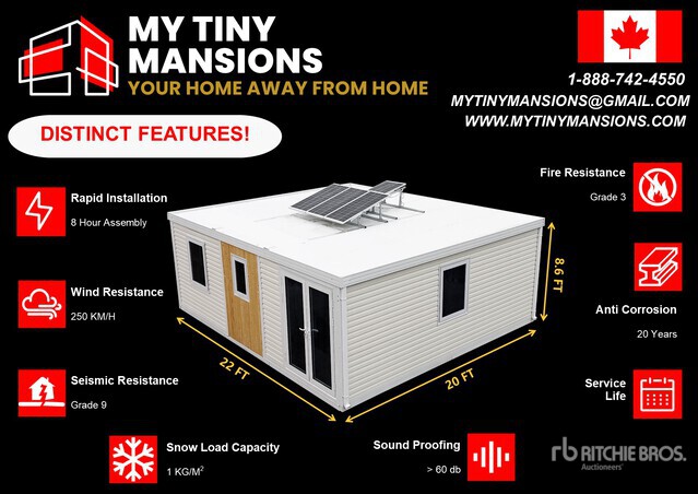 20 Ft x 22 Ft Tiny Home in Nisku, Alberta, Canada (IronPlanet Item ...