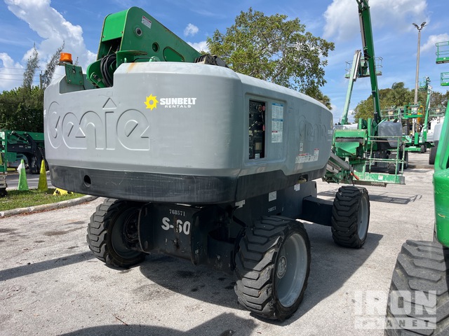 2015 Genie S60 4WD Diesel Telescopic Boom Lift in Davie, Florida ...