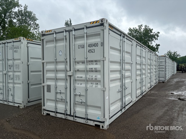 2024 AGT 40 ft HQ 40 ft High Cube Multi-Door Storage Container (Unused ...