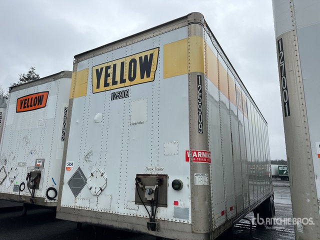 2004 Wabash 28 ft x 96 in S/A Turntable Van Trailer | Ritchie Bros ...