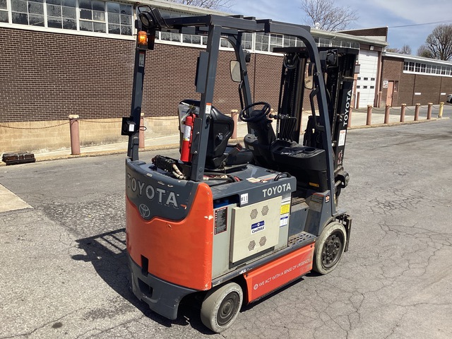 2019 Toyota 8FBCHU25 Electric Forklift in Bethlehem, Pennsylvania ...