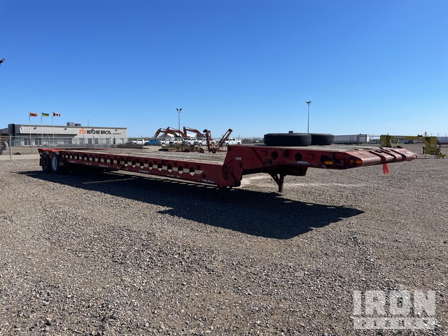 1996 Alco 55 ton 55 ft 16-Wheel Folding Neck Trailer in Saskatoon ...