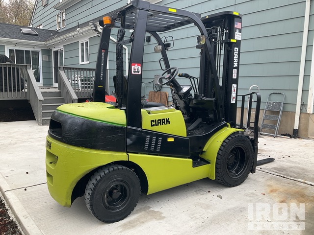 2012 Clark C30D 6000 lb Pneumatic Tire Forklift in Watchung, New Jersey ...