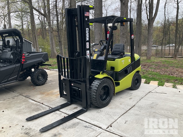 2012 Clark C30D 6000 lb Pneumatic Tire Forklift in Watchung, New Jersey ...