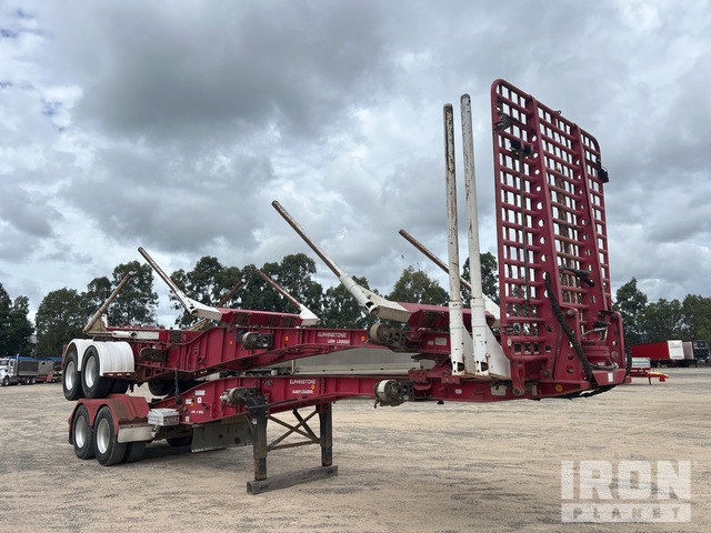 2011 Elphinstone Easyloader Bogie/A B-Double Combination Log Trailer ...