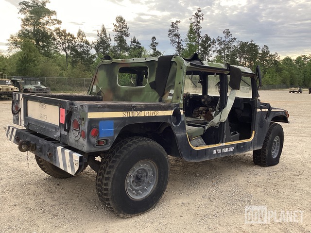 Surplus 1995 AM General M1097A1 HMMWV 4 Door Soft Top w/Truck Body in ...
