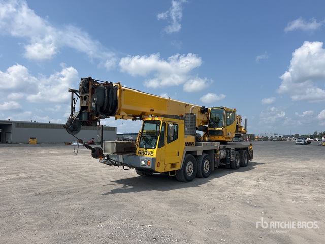 2008 Grove TMS745E 90000 lb 8x4 Hydraulic Truck Crane | Ritchie Bros ...