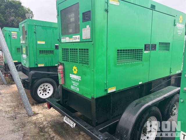 2014 Multiquip DCA-70SSJU4I 56 kW Mobile Generator Set in Tampa ...