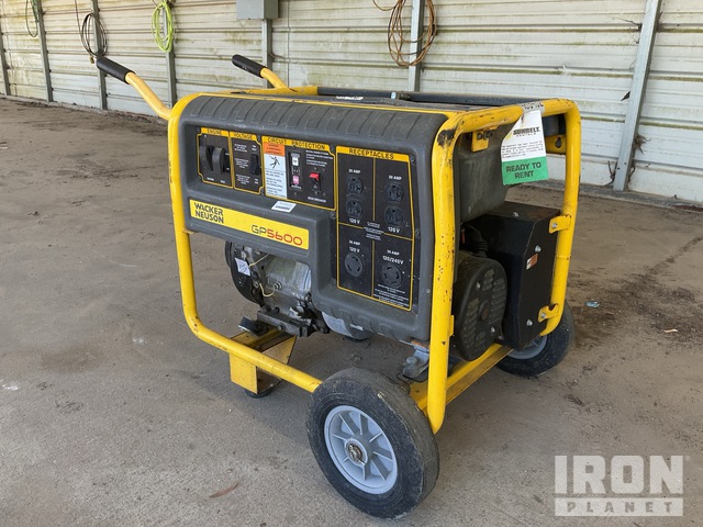2017 Wacker Neuson GP5600A Portable Generator Set in Myrtle Beach ...