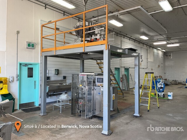 Ishida Bagger/Scale 10-head Combination Scale w/ Sandiacre VFFS Bagger ...