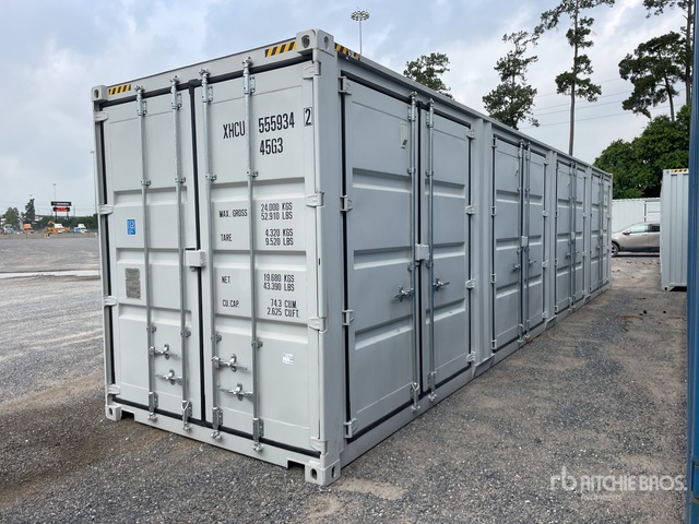 2024 KJ K40HC-4 40 ft One-Way High Cube Multi-Door Storage Container ...