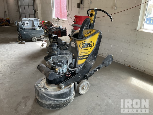 2021 SASE PDG800008 Concrete Grinder & Durovac Bull 300EBS Vacuum and ...