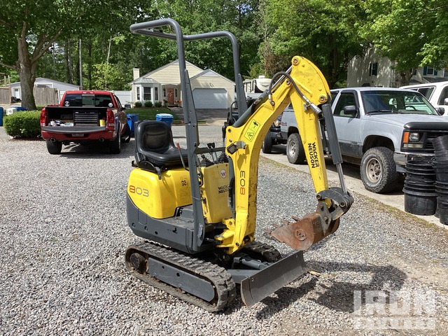 2017 Wacker Neuson 803 Mini Excavator in Virginia Beach, Virginia ...